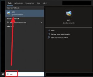 MSRT Herramienta de Eliminación de Software Malintencionado